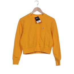 Tommy Jeans Damen Sweatshirt, gelb, Gr. 34
