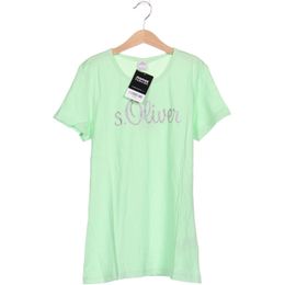 s.Oliver Damen T-Shirt, hellgrün, Gr. 158