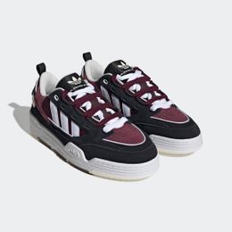 Sneaker adidas originals "ADI2000" Gr. 42,5, schwarz-weiß (core black, cloud white, maroon) Schuhe Schnürhalbschuhe