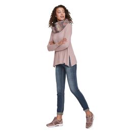 Longpullover Heine "Longpullover" Gr. 42, rosa (rosé) Damen Pullover Longpullover