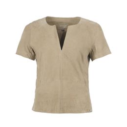 Kurzarmhemd Maze "Arona" Gr. XS, Normalgrößen, grau (taupe) Damen Hemden