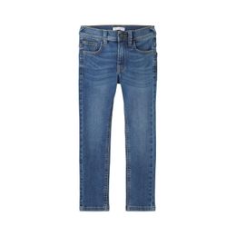 Tom Tailor Jungen Matt Jeans mit REPREVE®, blau, Uni, Gr. 98