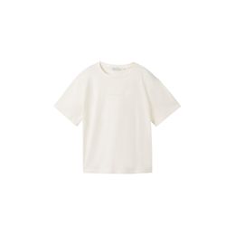 Tom Tailor Denim Damen Basic T-Shirt, braun, Uni, Gr. XXL