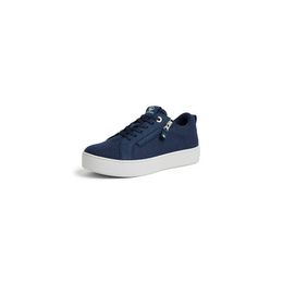 Plateau-Sneaker Giesswein blau