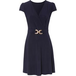 bonprix Jerseykleid mit dekorativer Schließe