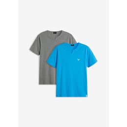 bonprix T-Shirt mit Komfortschnitt (2er Pack)