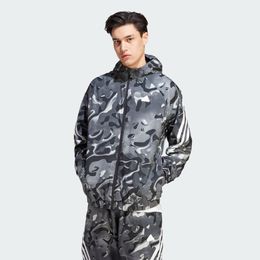 Adidas Future Icons Allover Print Full-Zip Kapuzenjacke