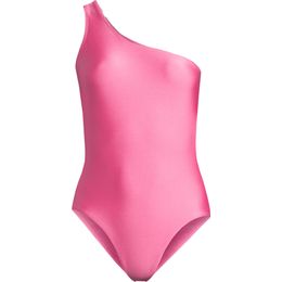 Manguun Badeanzug, One-Shoulder-Träger, für Damen, pink, 36