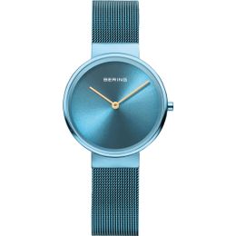 Bering Damen Armbanduhr "14531-388", blau, 99