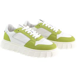 Apple of Eden Sneaker "London", Leder, für Damen, grün, 38