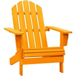 Adirondack-Gartenstuhl Massivholz Tanne Orange vidaXL926052