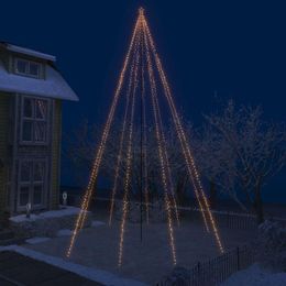 LED-Lichterkette Weihnachtsbaum Indoor Outdoor 1300 LEDs 8 m vidaXL46697