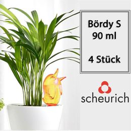 Scheurich - 4x Bewässerungssystem Bördy s 4 x Orange 90ml Füllmenge Wasserspender Wasserspender Bördy s 90 ml - Orange