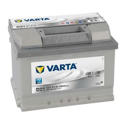 D21 Silver Dynamic 12V 61Ah 600A Autobatterie 561 400 060 inkl. 7,50€ Pfand - Varta