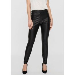 Véro Moda Vero Moda Lederimitathose VMGANA MR PL LEGGING, schwarz