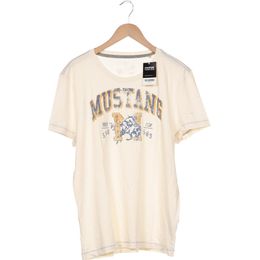Mustang Herren T-Shirt, cremeweiß
