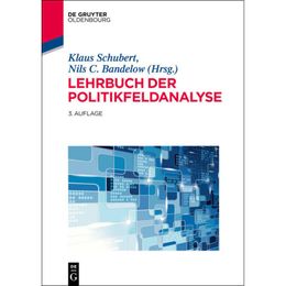 De Gruyter Lehrbuch der Politikfeldanalyse - Klaus Schubert, Nils C. Bandelow, Gebunden