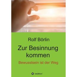 tredition Zur Besinnung kommen - Rolf Börlin, Kartoniert (TB)