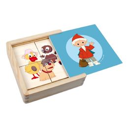 Trötsch Erstes Puzzle aus Holz "Unser Sandmännchen und seine Freunde" (Kinderpuzzle)