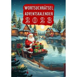 tredition Wortsuchrätsel Adventskalender 2023 Weihnachtsgeschenk Weihnachtskalender - Isamrätsel Verlag, Kartoniert (TB)