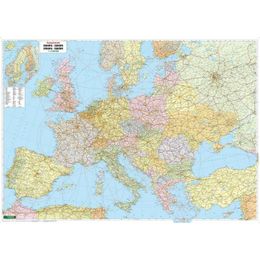 Freytag & Berndt Poster Europa, politisch, ohne Metallstäbe. Europe, political, Karte (im Sinne von Landkarte)