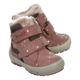 Superfit - Klett-Boots GROOVY - STARS in rosa/grau, Gr.21