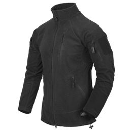 Helikon-Tex Alpha Tactical Jacket Grid Fleece schwarz Gr&ouml;&szlig;e M