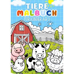 tredition Tiere Malbuch für Kinder ab 3 Jahre Kinderbuch - Kindery Verlag, Kartoniert (TB)