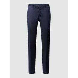 McNeal Slim Fit Business-Hose mit Webmuster
