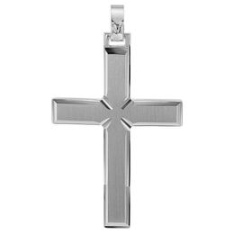 trendor Kreuzanhänger Kreuz- für Männer 925 Silber 42 mm
