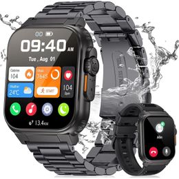 SIEMORL Smartwatch (1,96 Zoll