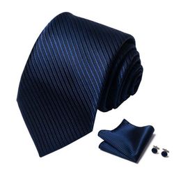 FIDDY Krawatte 3-teiliges formelles Business-Krawattenset für Herren