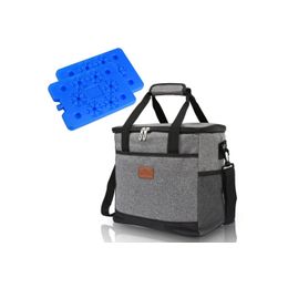 Randaco Kühltasche Picknickkorb Lunchtasche Faltbar Kühltaschen Thermotasche Camping 15L