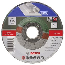 Bosch Professional Trennscheibe Bosch Accessories A 30 S BF 2609256332 Trennscheibe gekröpft 115 mm 5