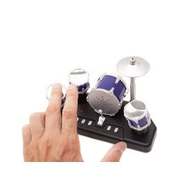 Goods+Gadgets Spiel-Schlagzeug Elektrisches Mini Drum-Kit