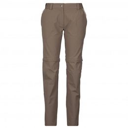 Vaude - Women's Farley Stretch Zip Off Pants II - Trekkinghose Gr 36 - Short braun
