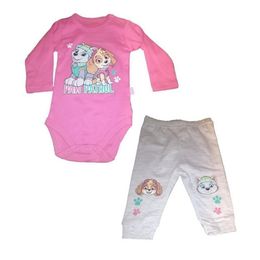 PAW PATROL Shirt & Hose Baby-Set für Mädchen – Body und Hose Motiv PAW PATROL "Skye & Everest" (Set