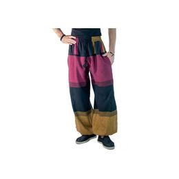 Kunst und Magie Haremshose Kunst und Magie Yogahose Pumphose Pluderhose bunt Baumwolle lang