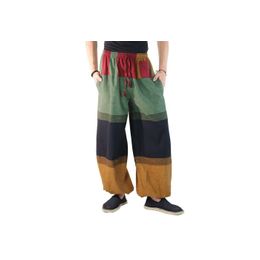 Kunst und Magie Haremshose Kunst und Magie Yogahose Pumphose Pluderhose bunt Baumwolle lang