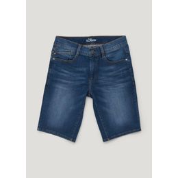 s.Oliver Jeansshorts Jeans-Bermuda Seattle / Regular Fit / Mid Rise / Slim Leg Kontrastnähte