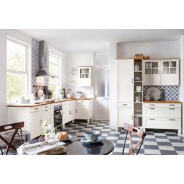 Home Affaire Küchenzeile Alby, Breite 150 cm, in 2 Tiefen, ohne E-Geräte, weiß