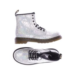 Dr. Martens Damen Stiefelette, silber, Gr. 36