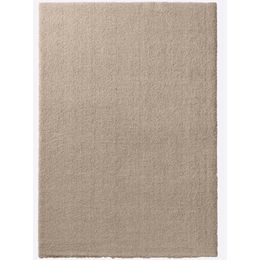 Teppich HEINE HOME Teppiche Gr. B/L: 60 cm x 115 cm, 6 mm, 1 St., beige (creme) Kurzflor-Teppiche