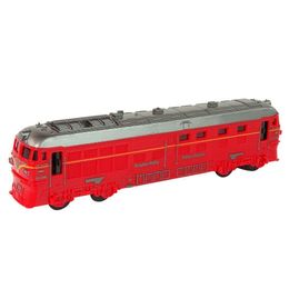 LEAN Toys Spielzeug-Lokomotive Zug Kinderzug Zuglichter Sounds Eisenbahn Reibungsantrieb Fahrzeug