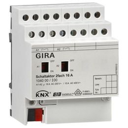 GIRA Verteiler GIRA Schaltaktor 2f 16 A Hand KNX REG 104000