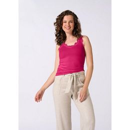 eve in paradise Shirttop Grete mit Spitze