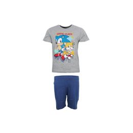 Sonic The Hedgehog Schlafanzug Sega Sonic The Hedgehog Tails Jungen Kinder Pyjama Gr. 104 bis 134