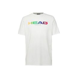 Head Tennisshirt RAINBOW, weiß