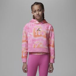 Jordan Essentials lockerer Hoodie mit Print für ältere Kinder - Pink
