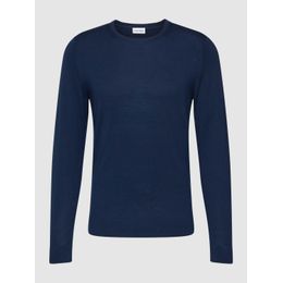 Calvin Klein Strickpullover mit gerippten Abschlüssen